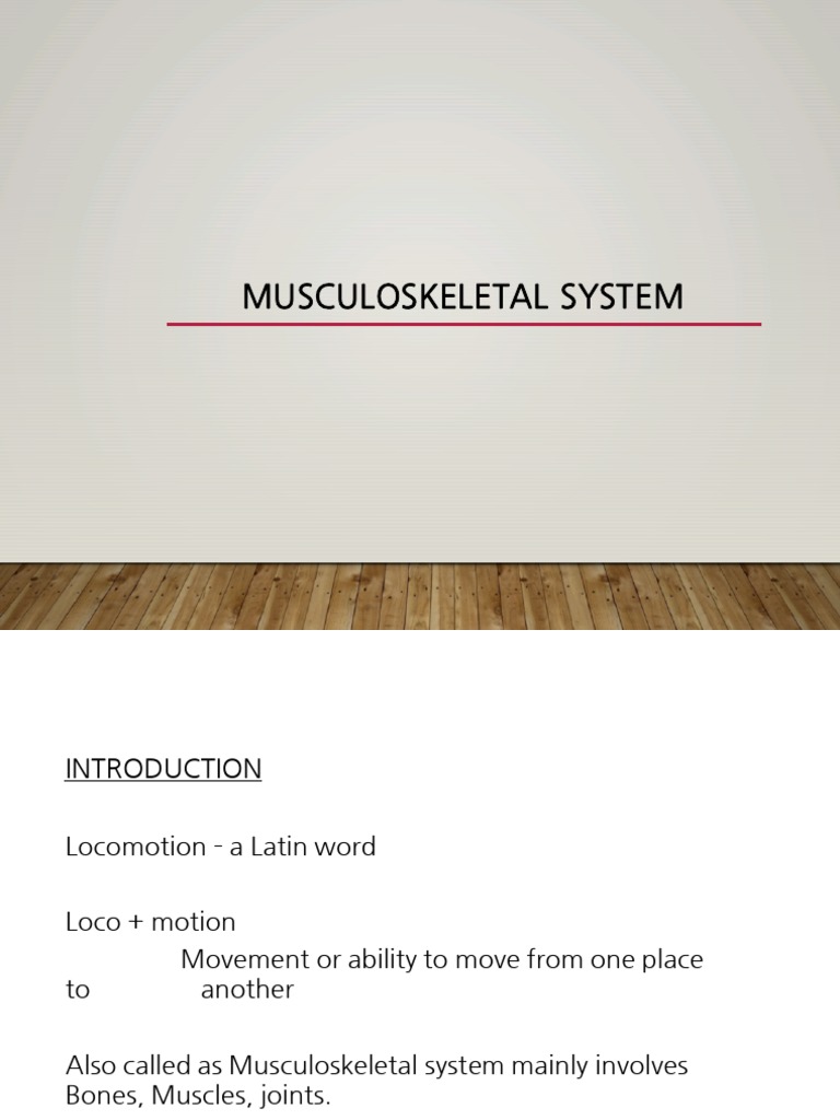 Musculoskeletal System Examination Guide | PDF | Human Musculoskeletal ...