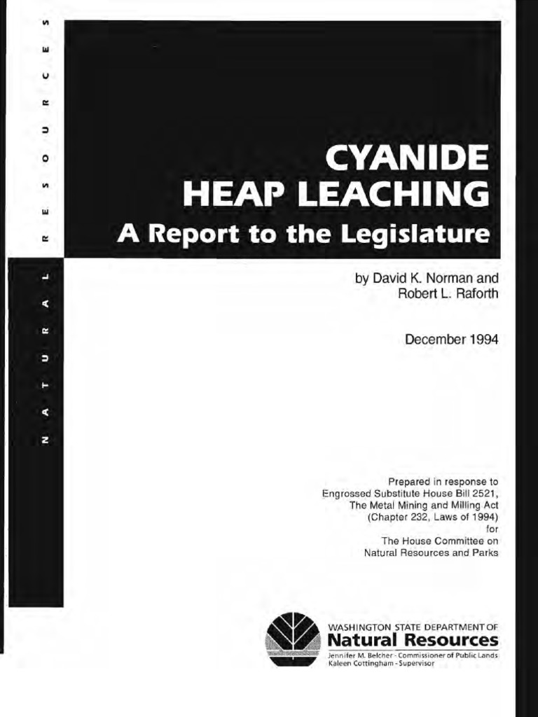Cyanide Heap Leaching 1994 | PDF | Cyanide | Chemical Compounds