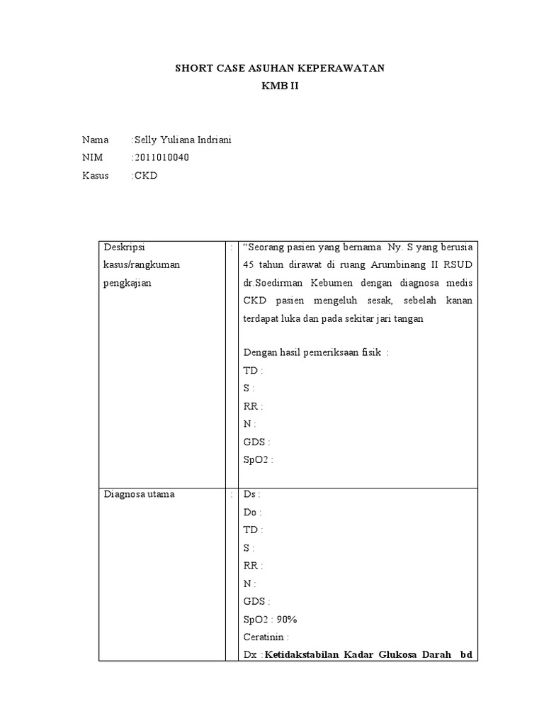 Short Case CKD | PDF