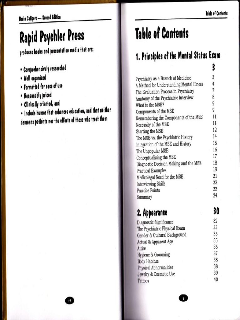 Brain Callipers Descriptive Psychopathology 1 Compress | PDF