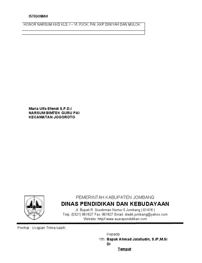 Tulisan Amplop Kecil | PDF