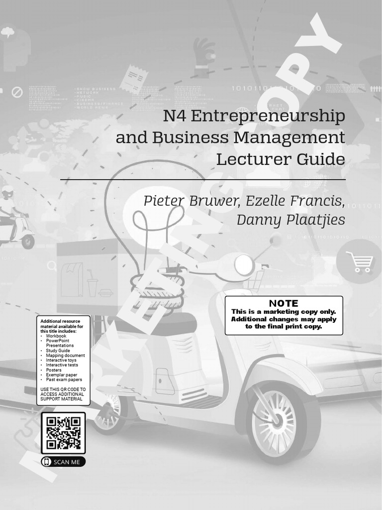 N4 Entrepreneurship and Business Management Lecturer Guide | PDF | Entrepreneurship | Creativity