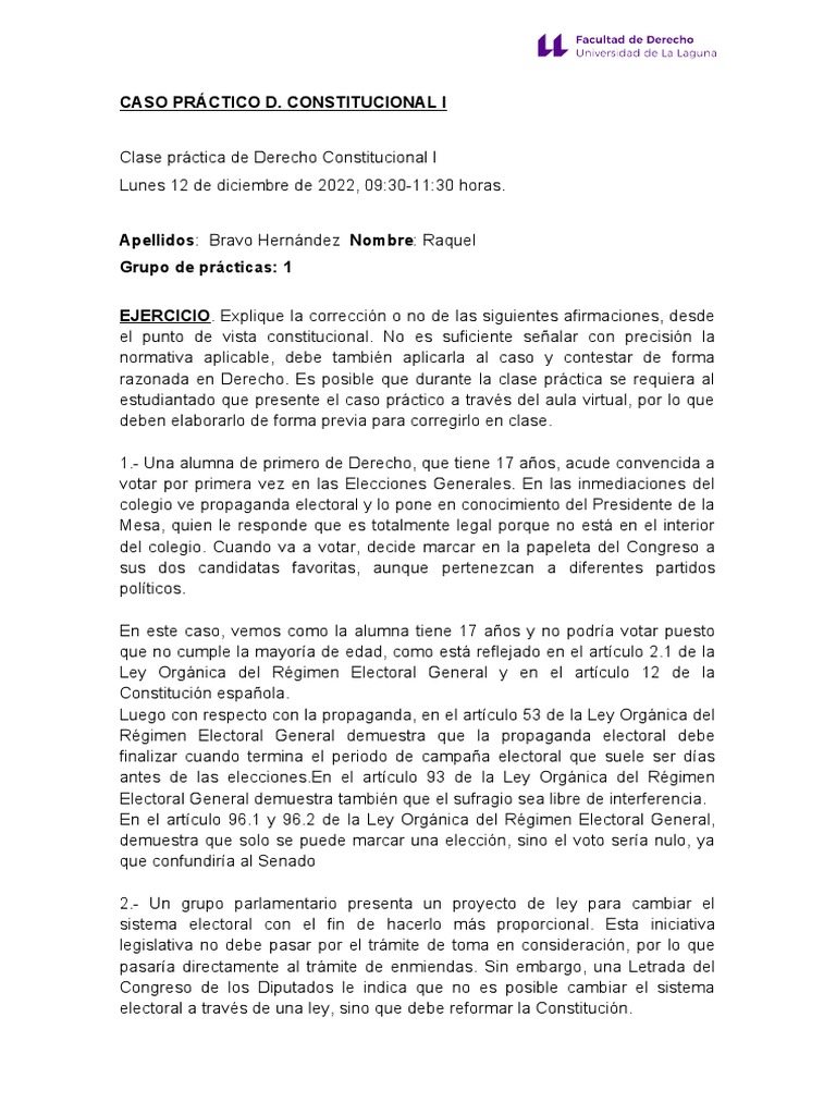 CASO PRÃ CTICO - 12dic2022 3 | PDF | Gobierno | Gobernancia