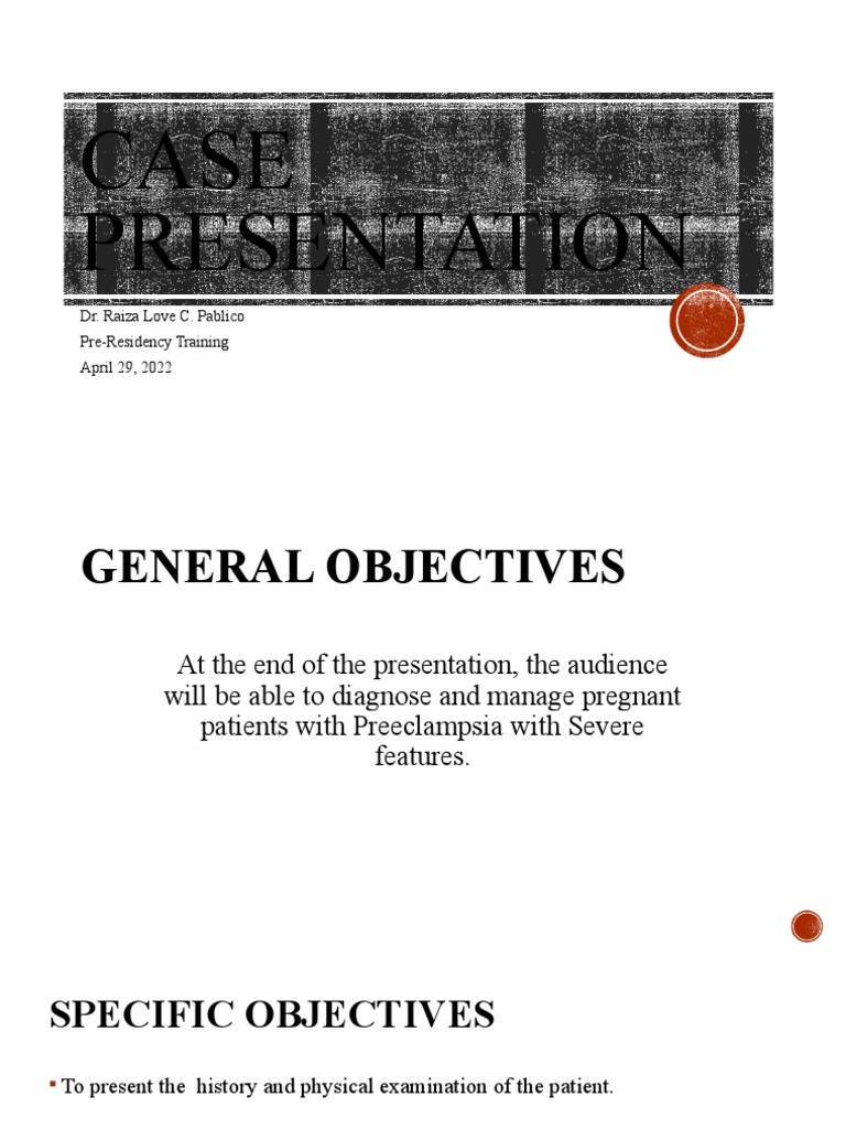 CASE PRES Preeclampsia | PDF | Medicine | Diseases And Disorders