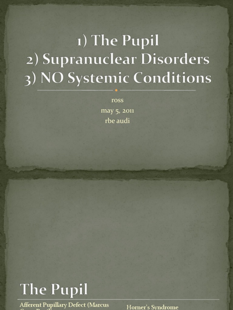 Neuro-Ophtha by ROZZ | PDF