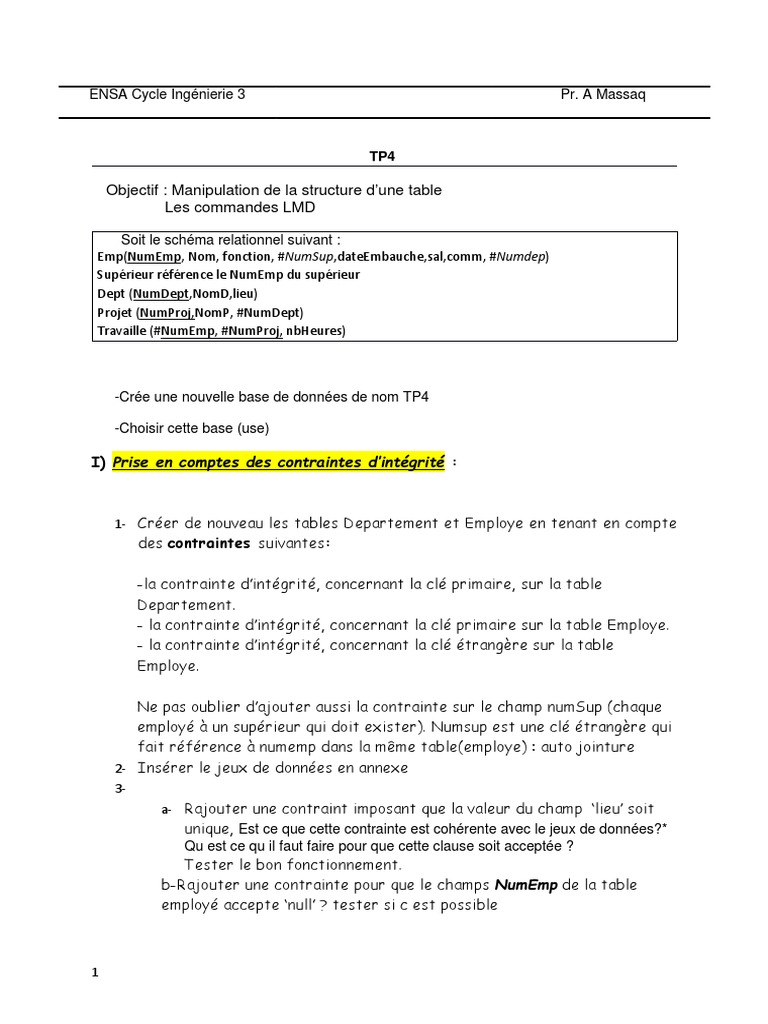 TP4 Com | PDF | Gestion des données