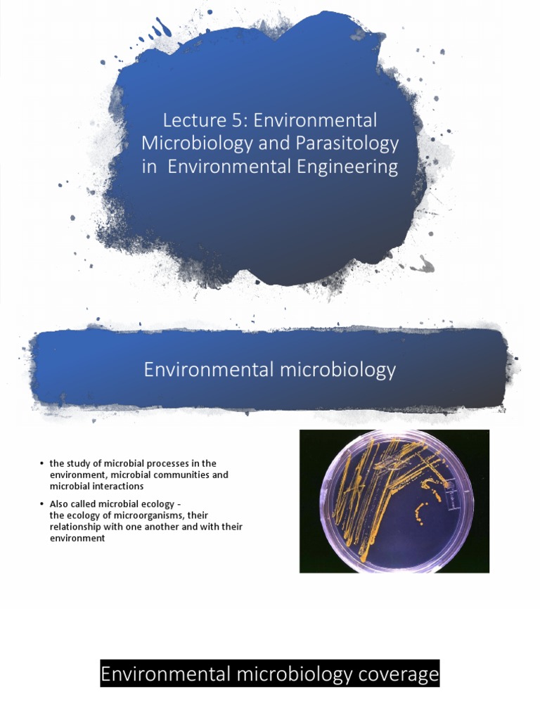 Lecture 5 - Environmental Microbiology and Parasitology | PDF ...