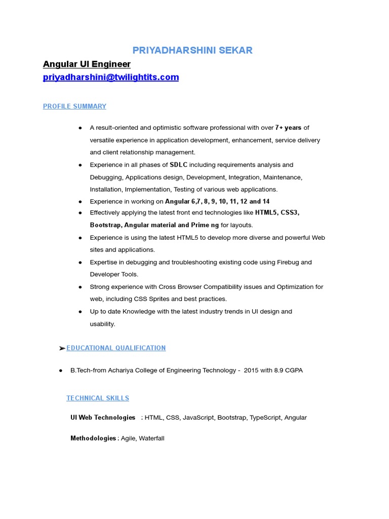 Priyadharshini Angular | PDF | Enterprise Resource Planning | Computer Science