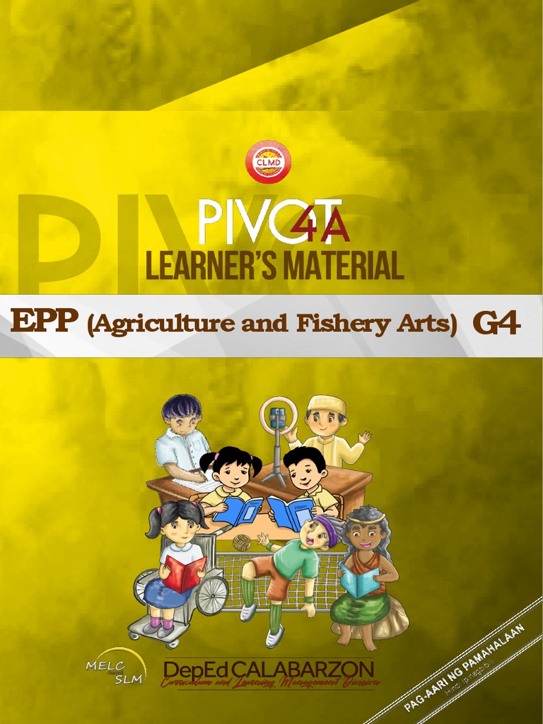 EPP G4: (Agriculture and Fishery Arts) | PDF