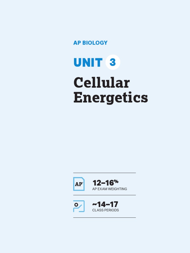 Biology Unit3 | PDF | Electron Transport Chain | Cellular Respiration