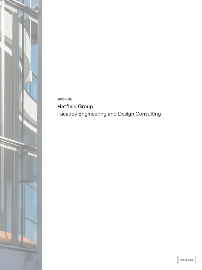 2021 Hatfield Group - Facades Brochure | PDF | Building Information ...