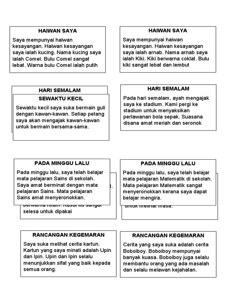 Transisi Tahun 1 | PDF