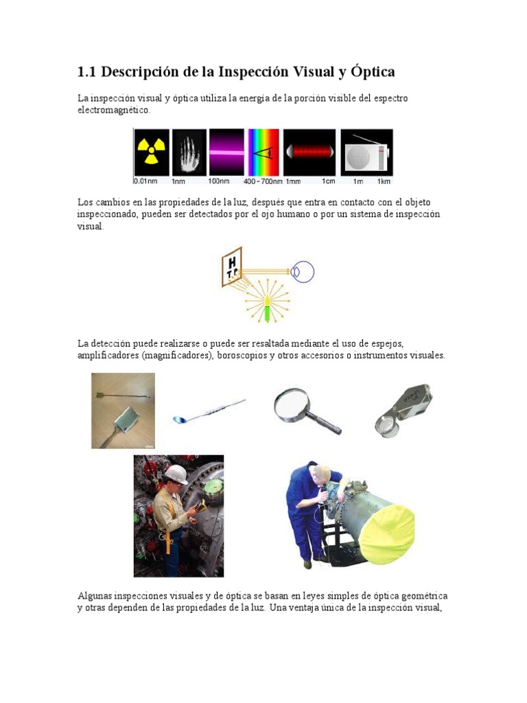 Inspeccion Visual | Ligero | Ojo humano