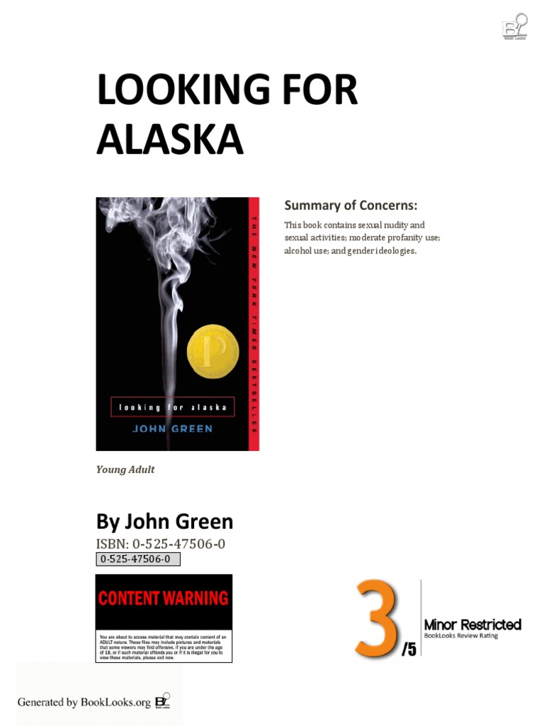 Looking For Alaska Book Looks | PDF