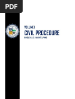 Civil Procedure Volume I by RIano 2022 - Signed | PDF