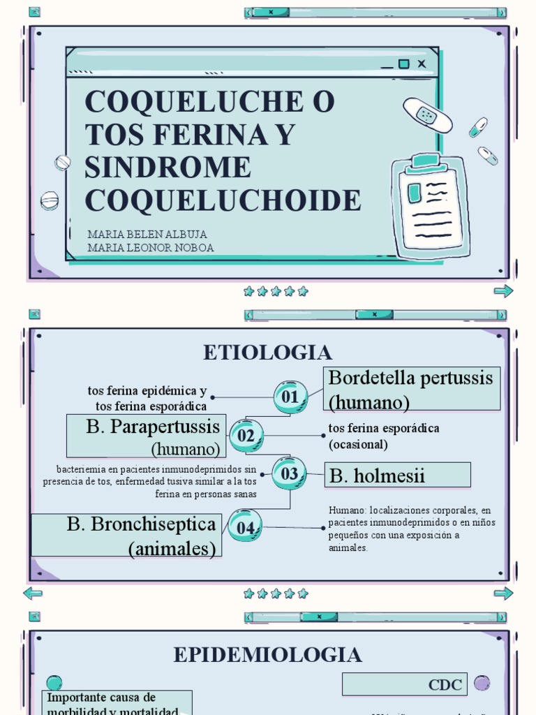 COQUELUCHE | PDF | Tos | Enfermedades y trastornos