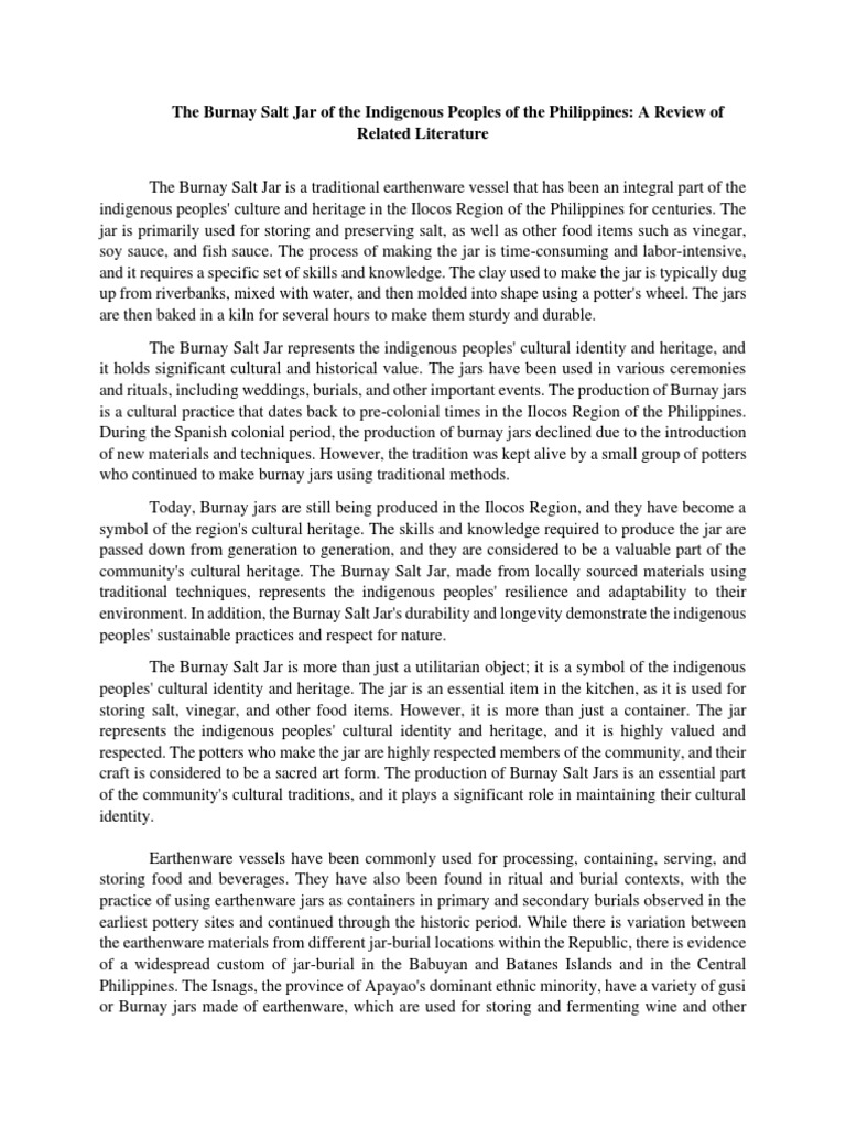 Cultural Significance of Burnay Jars | PDF | Pottery