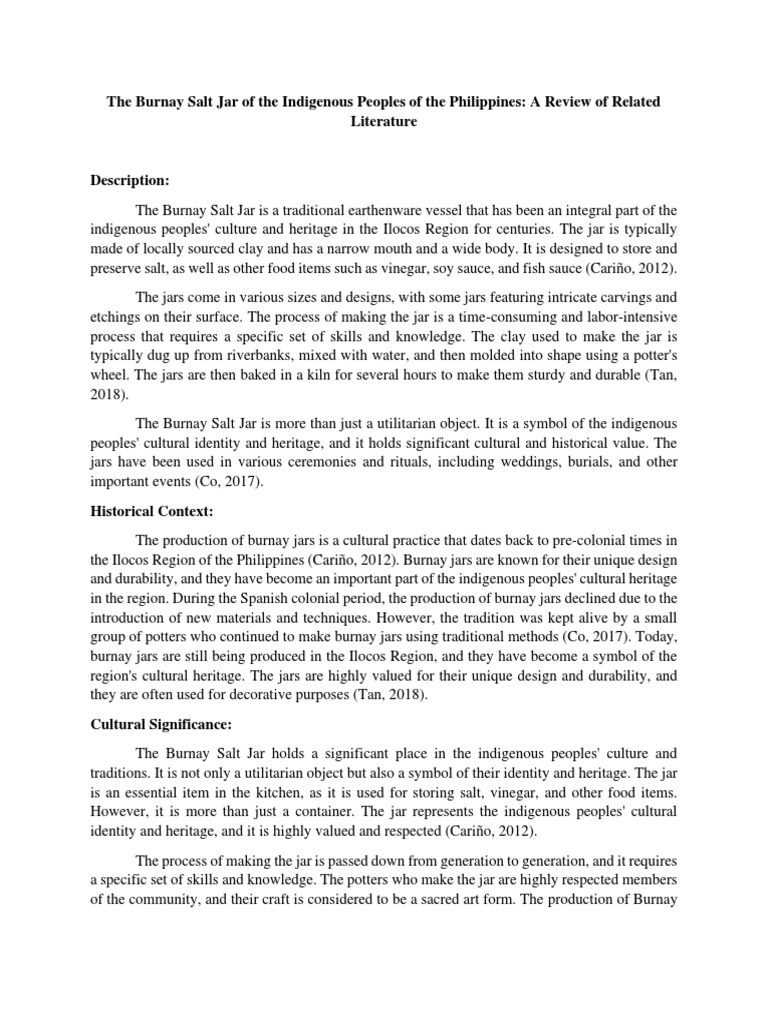 Cultural Significance of Burnay Jars | PDF | Pottery | Salt