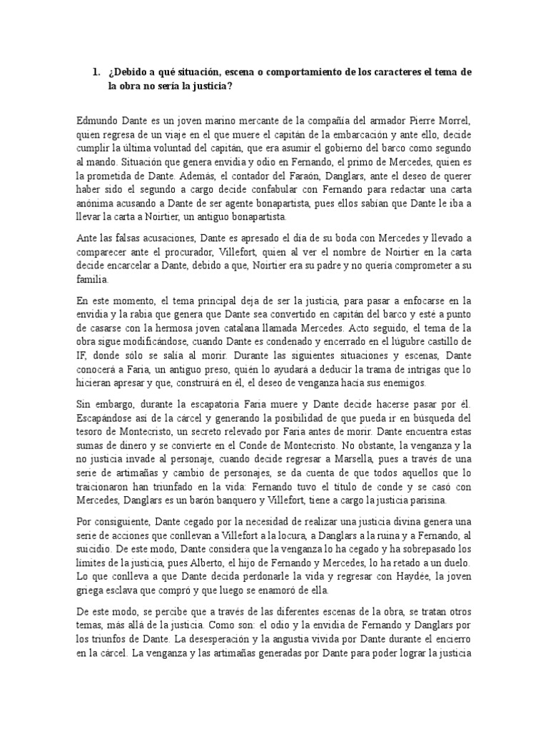El Conde de Montecristo | PDF