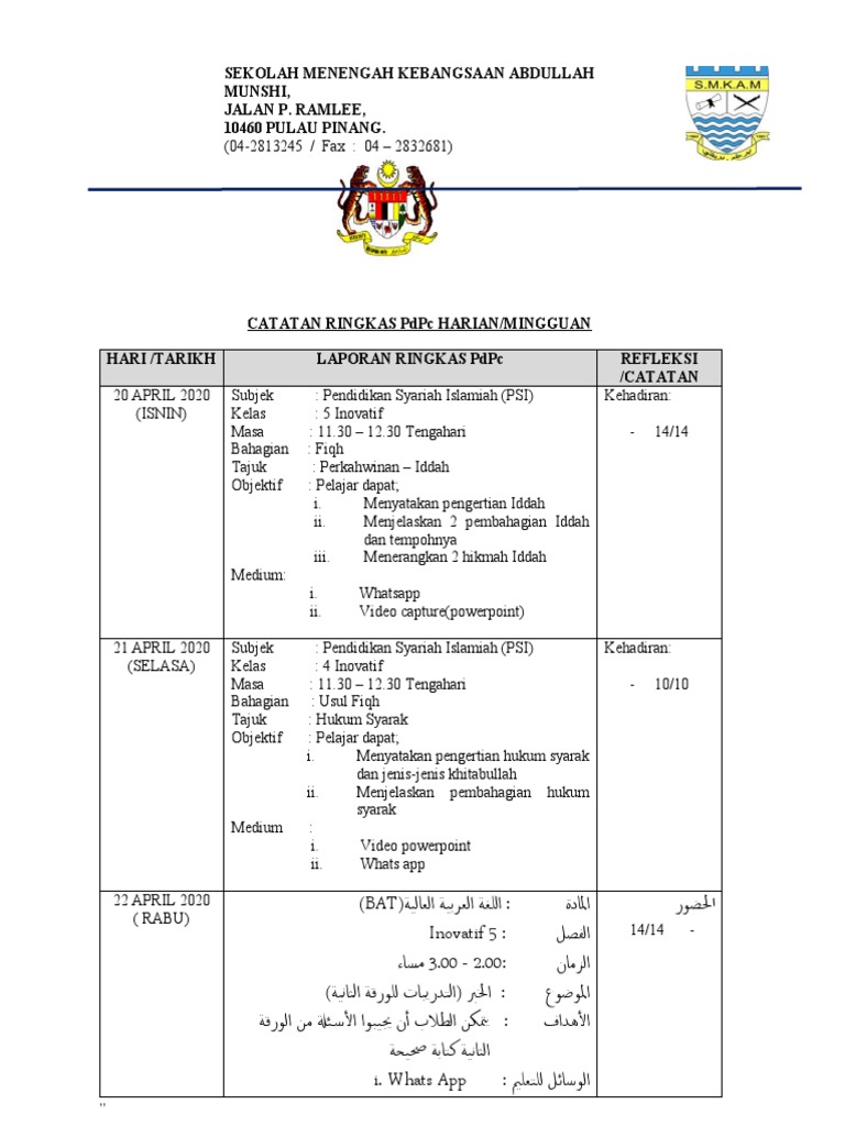 Laporan Ringkas PDPC - WFH | PDF