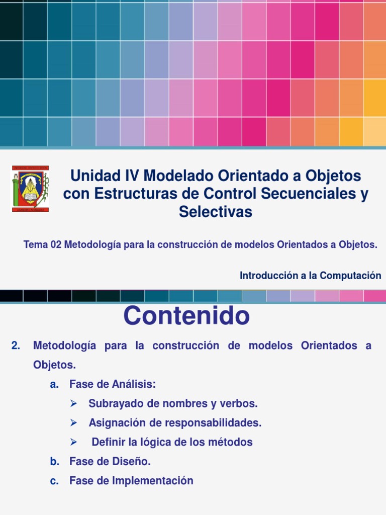 Tema 02 Metodología para La Construcción de Modelos Orientados A Objetos. | PDF | Objeto ...