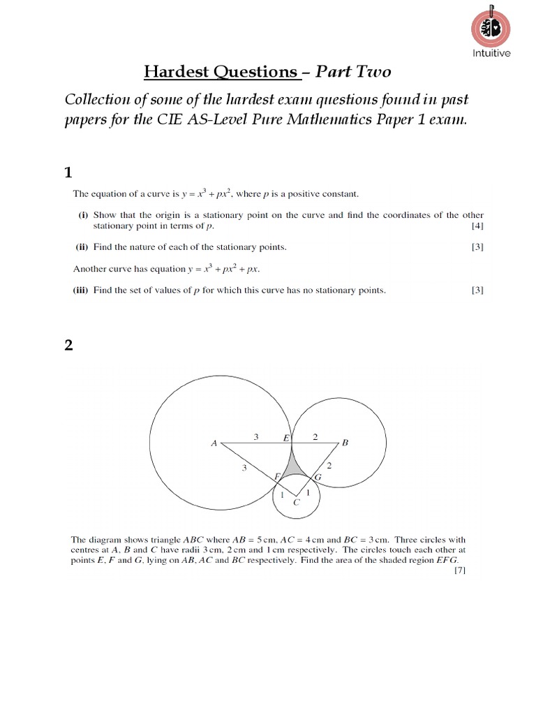 Hardest Questions - Part Two | PDF