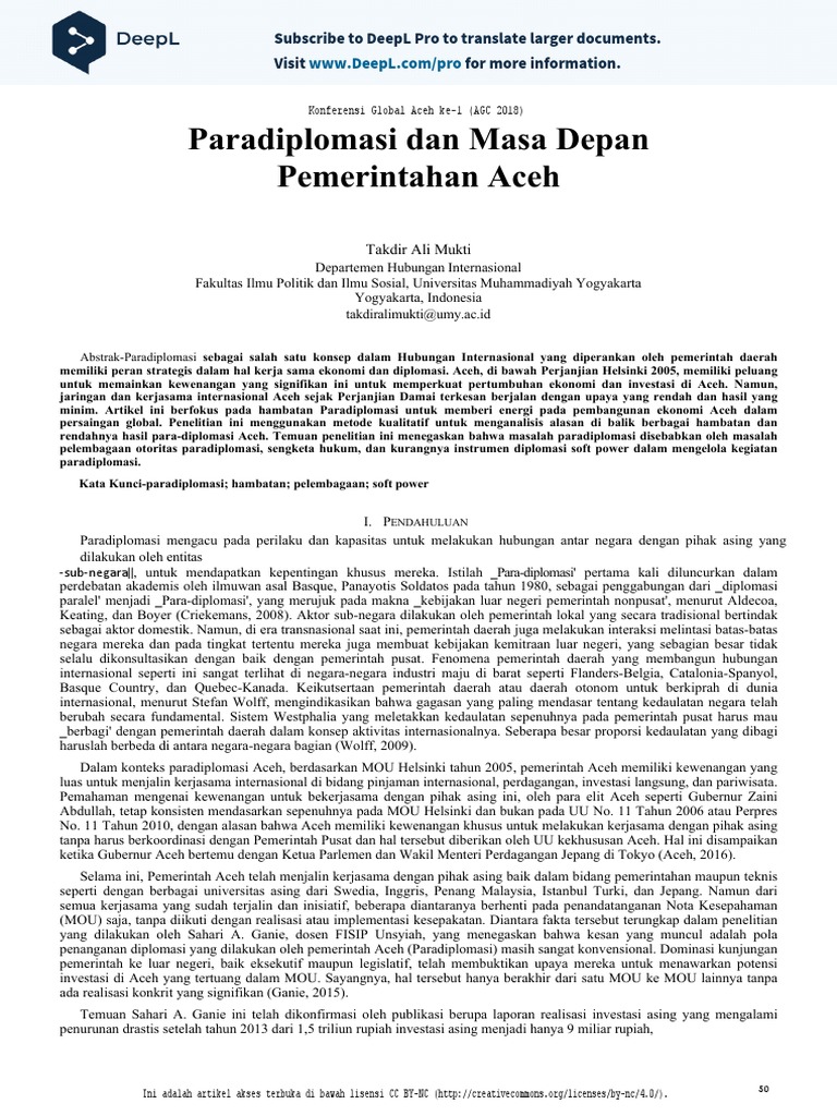 Penelitian HI Binus | PDF