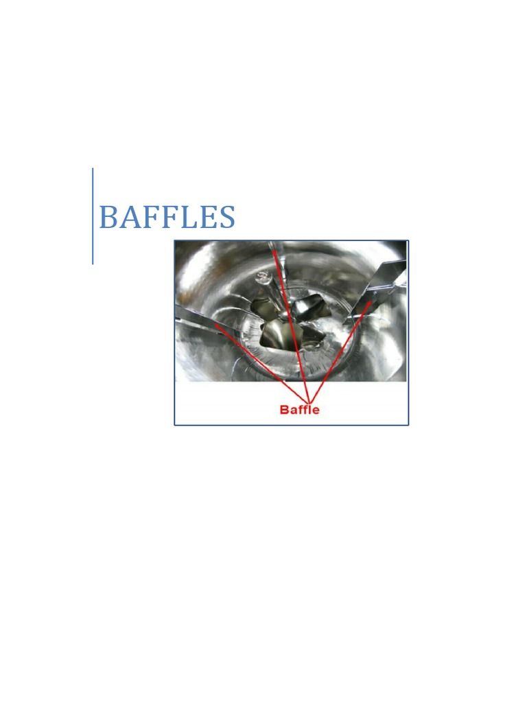 BAFFLES | PDF | Heat Exchanger | Biology