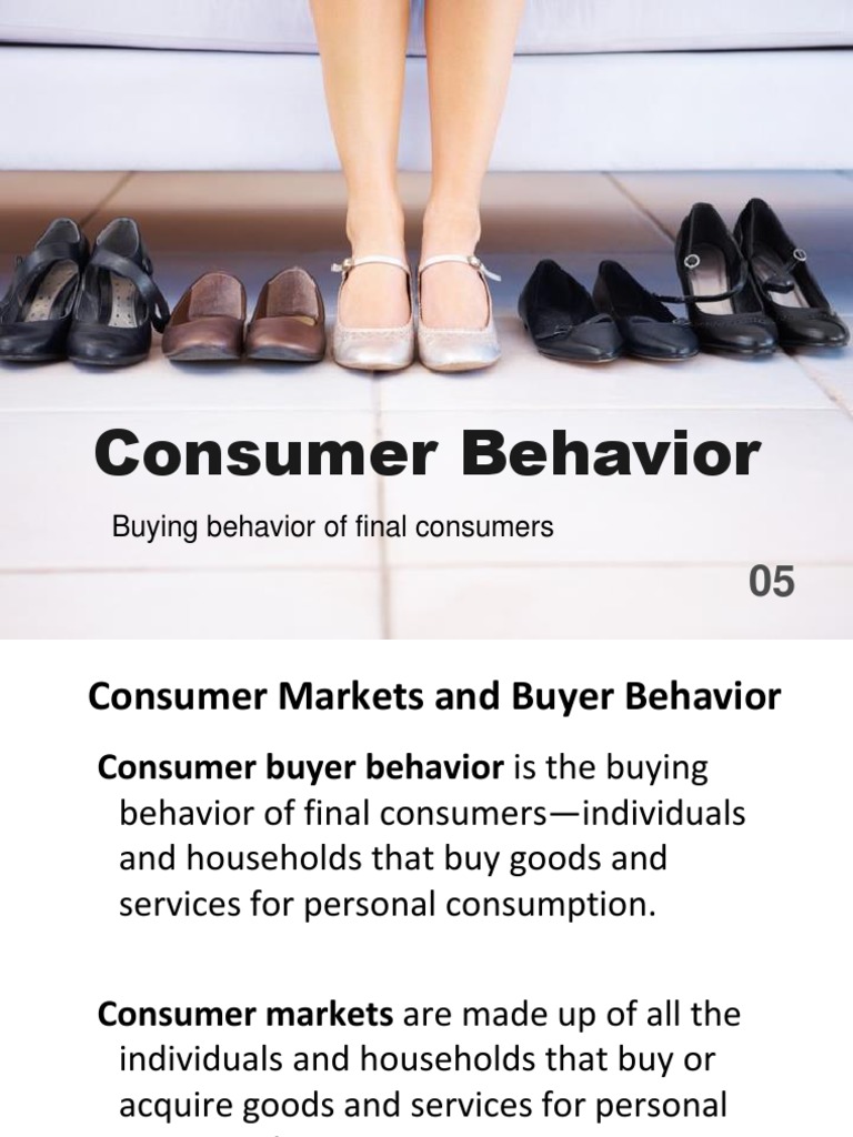 edit-CHAPTER 4 CONSUMER MARKET AND CONSUMER BUYER BEHAVIOR | PDF | Consumer Behaviour | Behavior