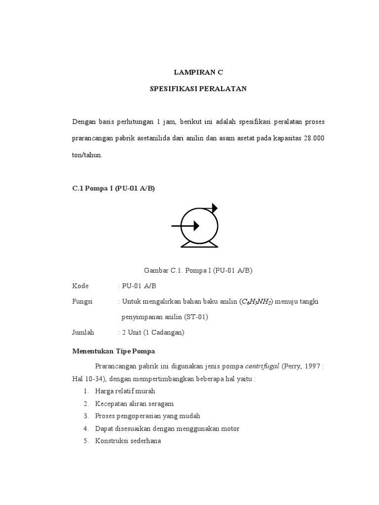 LAMPIRAN C. Spesifikasi Alat | PDF
