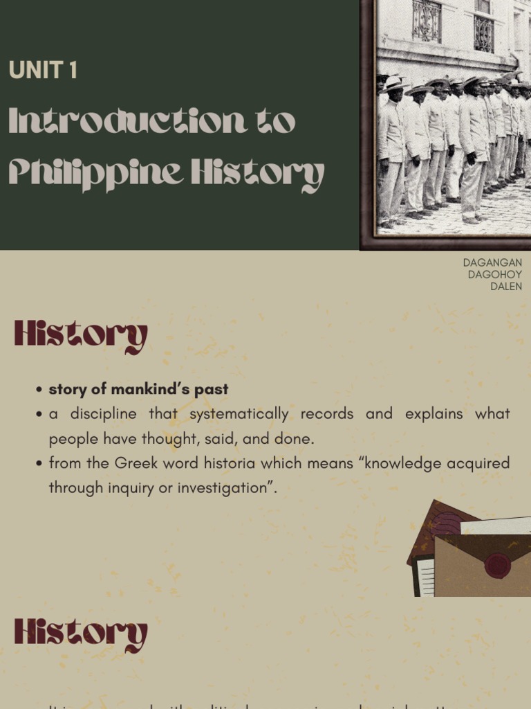 Introduction To Philippine History 1 | PDF | Knowledge | Folklore