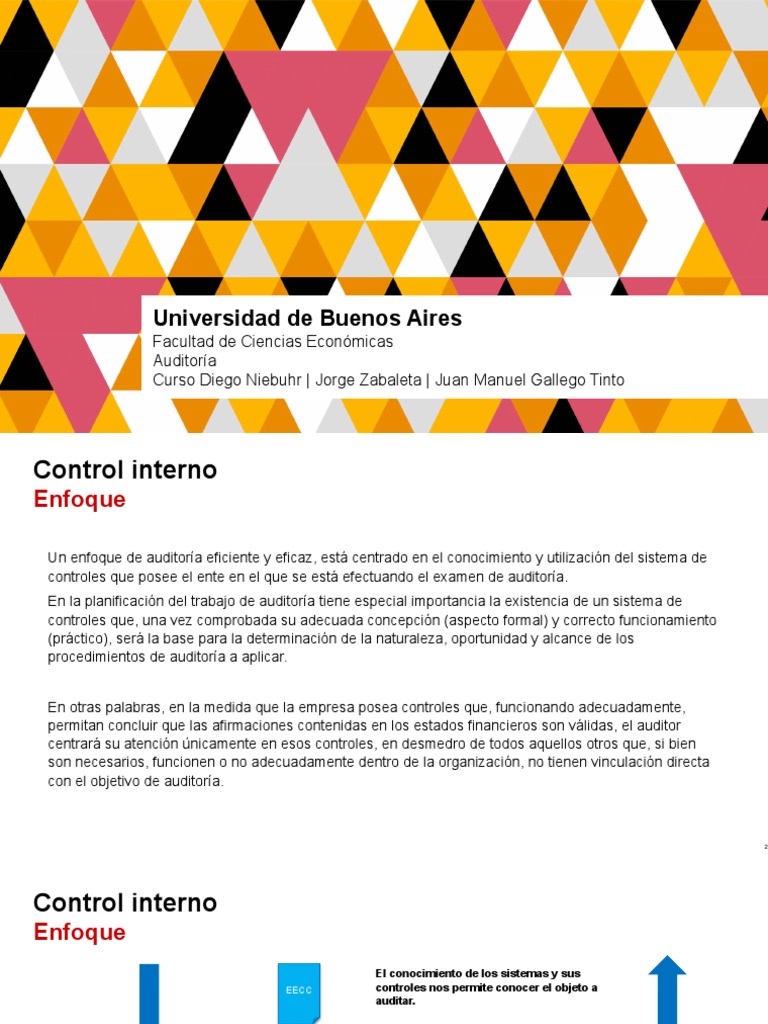 Clase 4 - Control Interno | PDF | Auditoría | Contabilidad