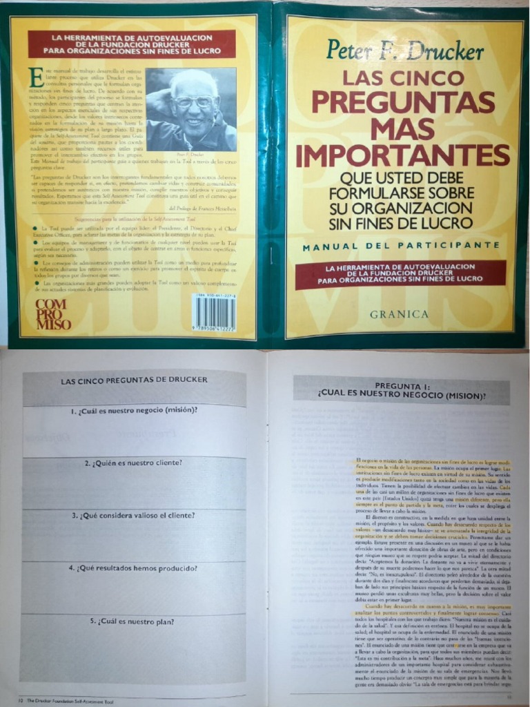 Misión, Peter Drucker | PDF