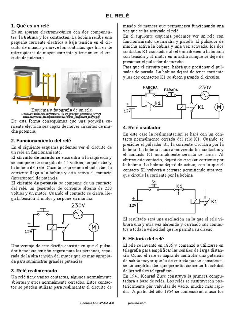 El Relé | PDF | Relé | Equipo