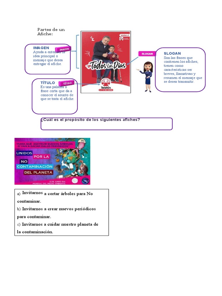 Qué Es Un Afiche | PDF | Póster