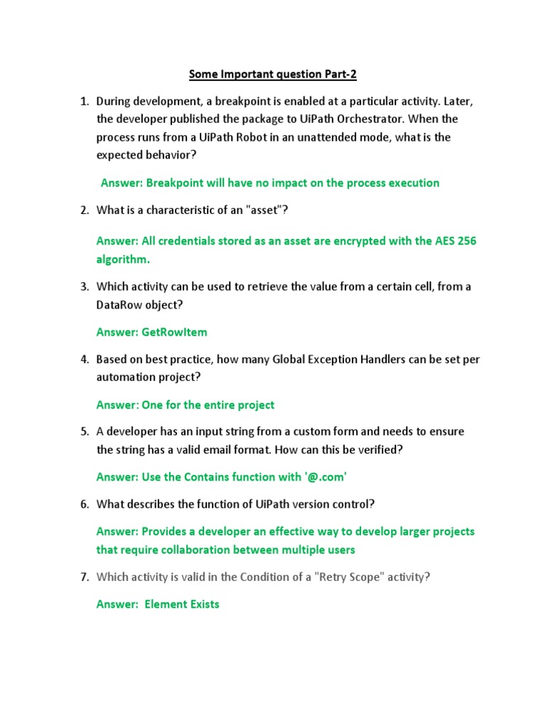Some Important Question Part2 | PDF | Automation | Robotics