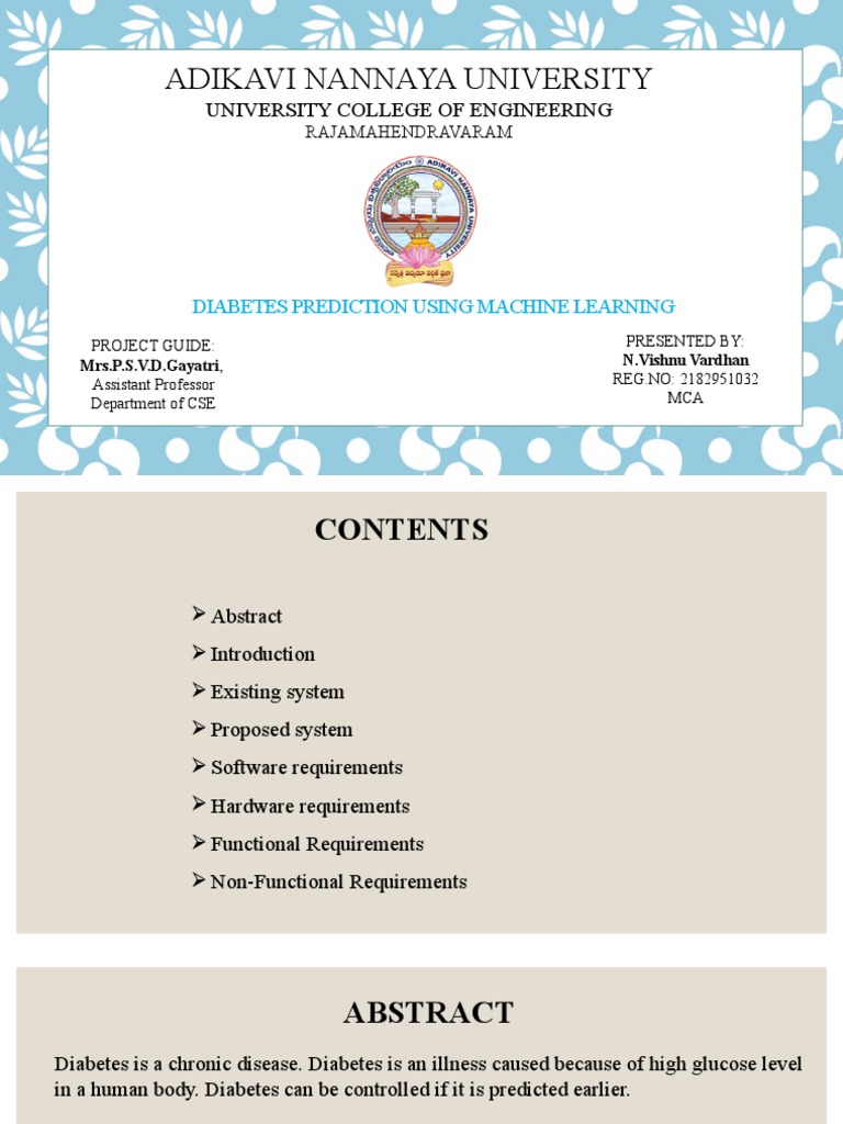 Adikavi Nannaya University: University College of Engineering | PDF ...