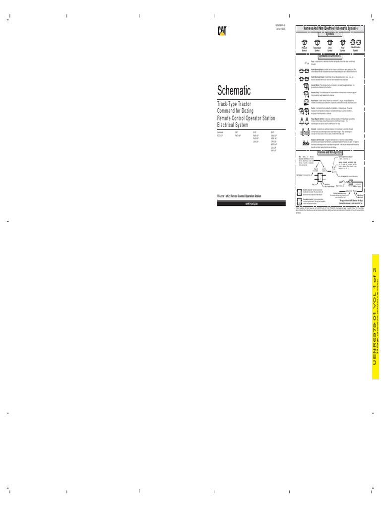 Track-Type Tractor Electrical System Remote Control Operator Station ...