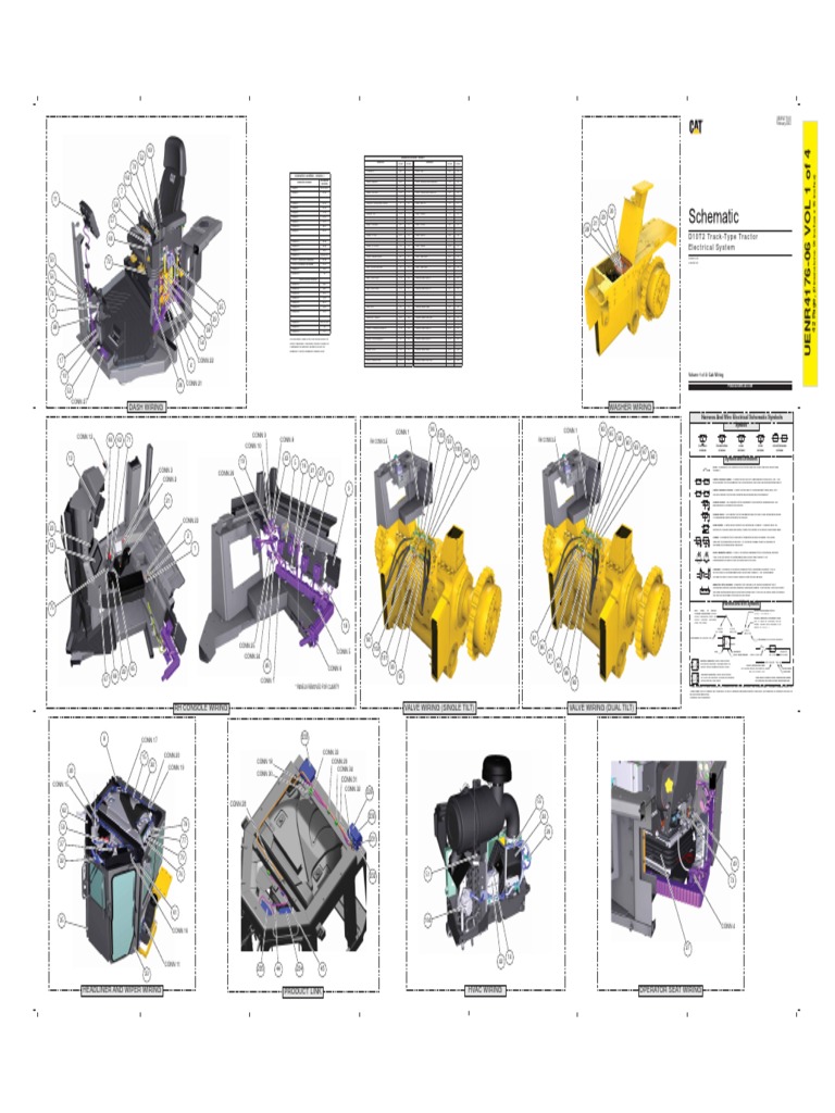 Dash Wiring Washer Wiring: Electrical System D10T2 Track-Type Tractor ...