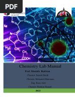 Chemistry Lab Manual | PDF