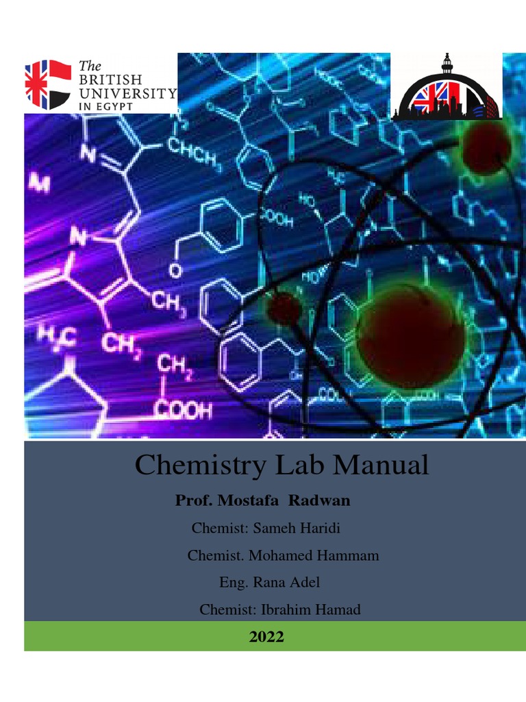 Chemistry Lab Manual: Prof. Mostafa Radwan | Download Free PDF ...
