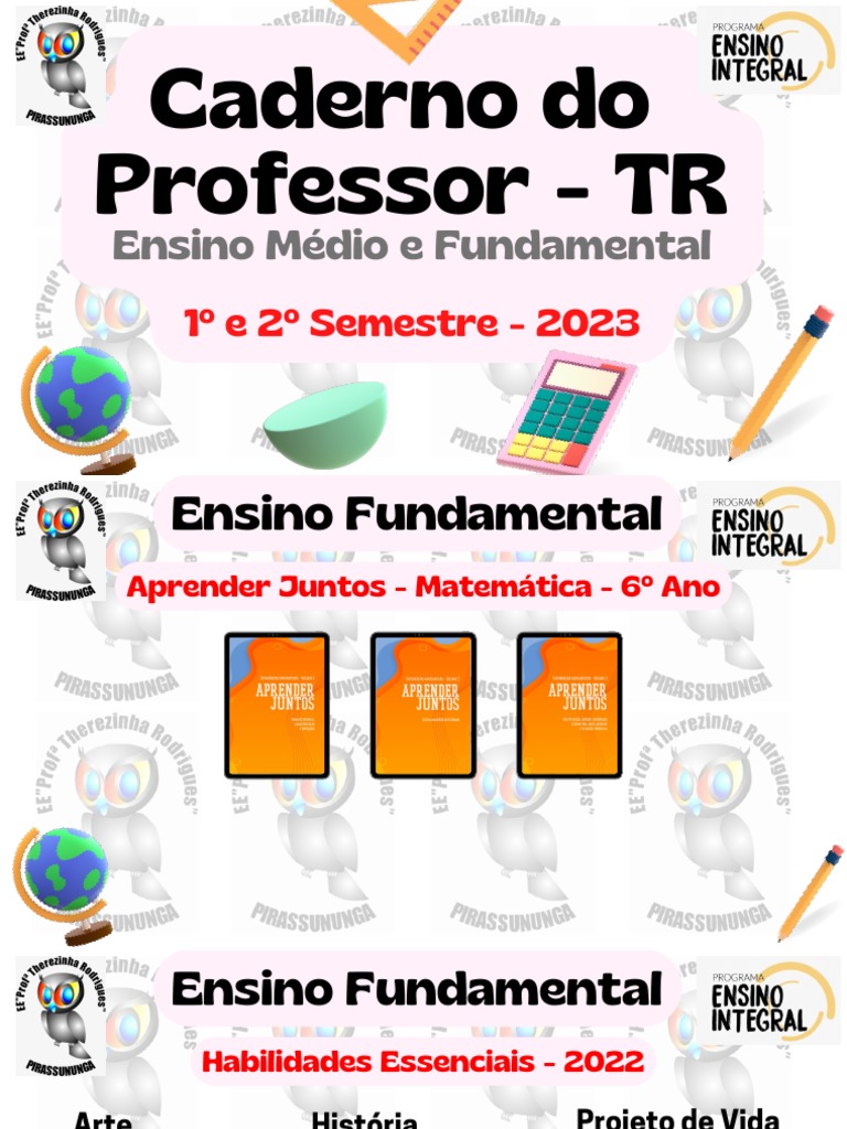 Caderno Do Professor Completo - 20-01 | PDF