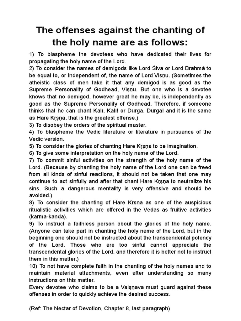 10 Offenses and Sikṣāṣṭaka | PDF | Vishnu | Shiva