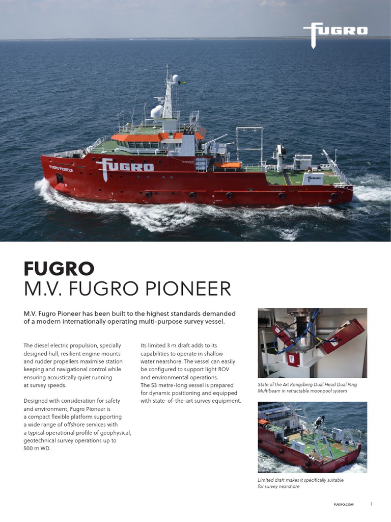Fugro Pioneer | PDF | Ships | Equipment