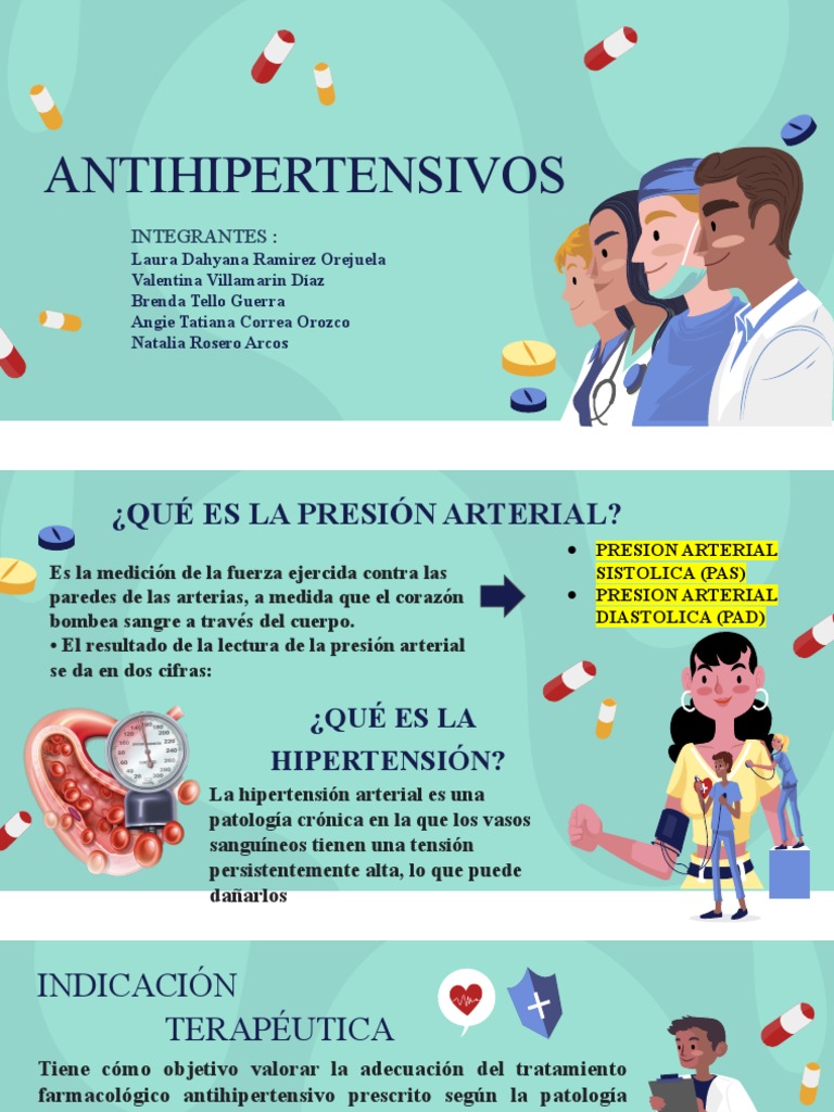 ANTIHIPERTENSIVOS | PDF | Hipertensión | Presión sanguínea
