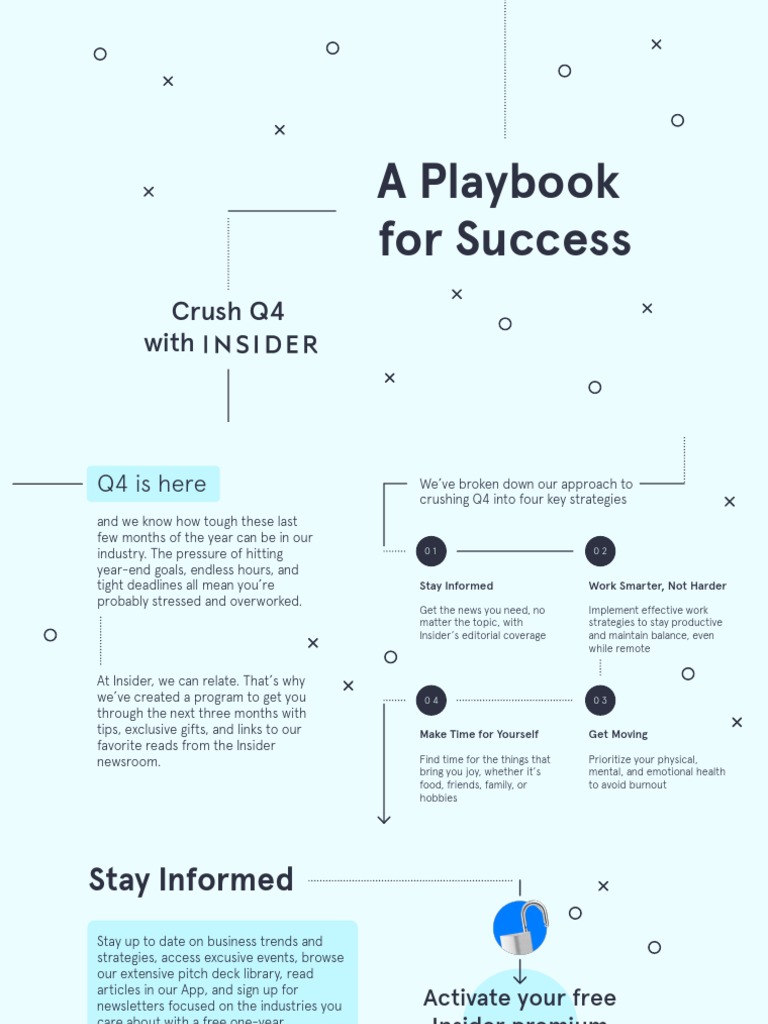A Playbook For Success: Crush Q4 With | PDF