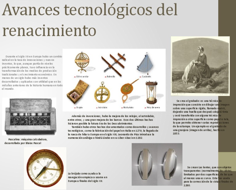 Avances Tecnológicos Del Renacimiento | PDF | Grabado