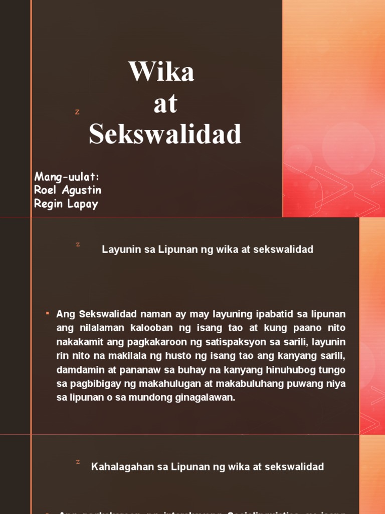 Wika at Sekswalidad | PDF