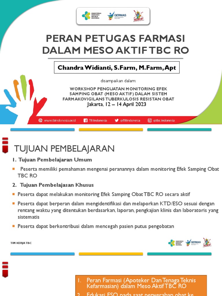 Peran Farmasi Dalam Implementasi MESO Aktif Fix | PDF