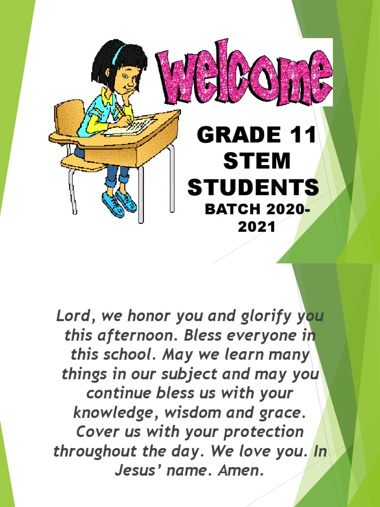 Grade 11 Stem Students: BATCH 2020-2021 | PDF | Id | Philosophy Of Self